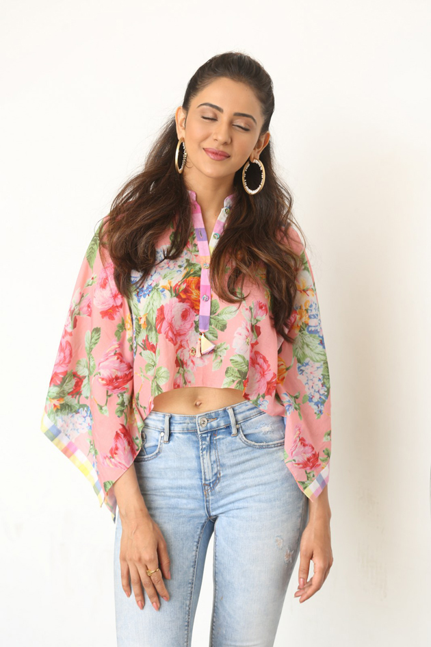 Rakul Preet Singh stills at NGK movie Interview - South Indian Actress