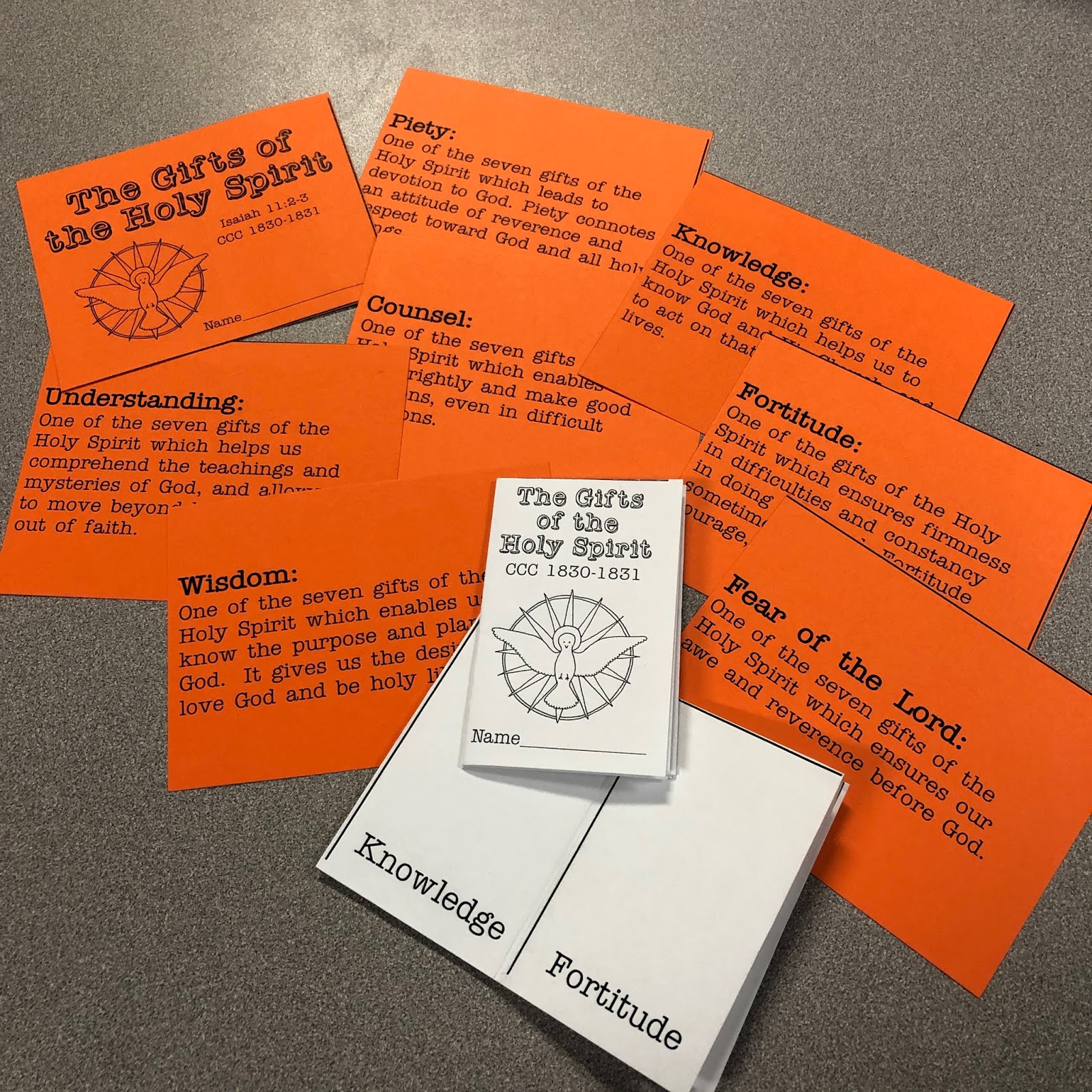 Look to Him and be Radiant: Confirmation Saint Graphic Organizers