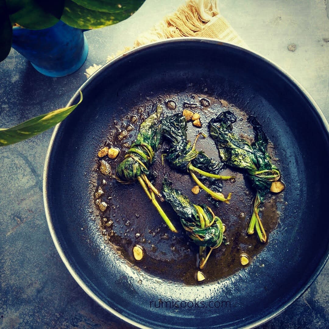Assamese Style Stir Fried Jute Leaves (MoraXaak)