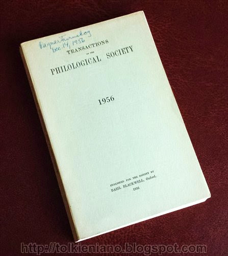 Tolkien collection: Tolkien, la Philological Society, Burchfield, l ...