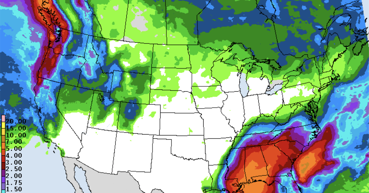 MSE CREATIVE CONSULTING BLOG: 7-Day Rainfall Forecast