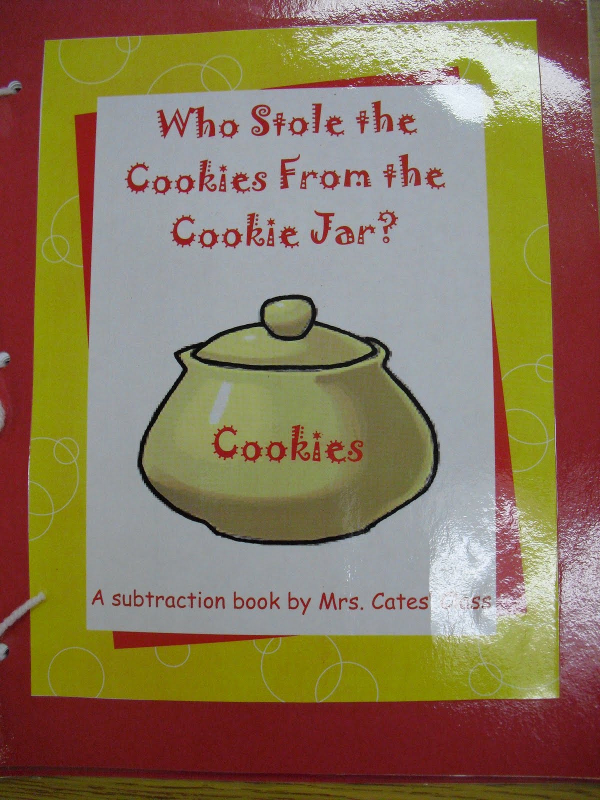 Mrs. Cates' Kindergarten: Math Class Books