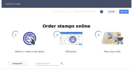 Make a rubber stamp online