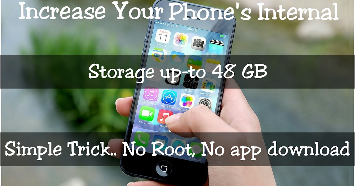 How to increase internal storage of a Smartphone; No root, no extra ...