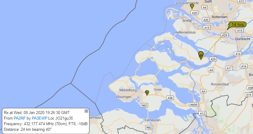 Ron's Radio Corner : First FT-8 signals transmitted on 432 MHz