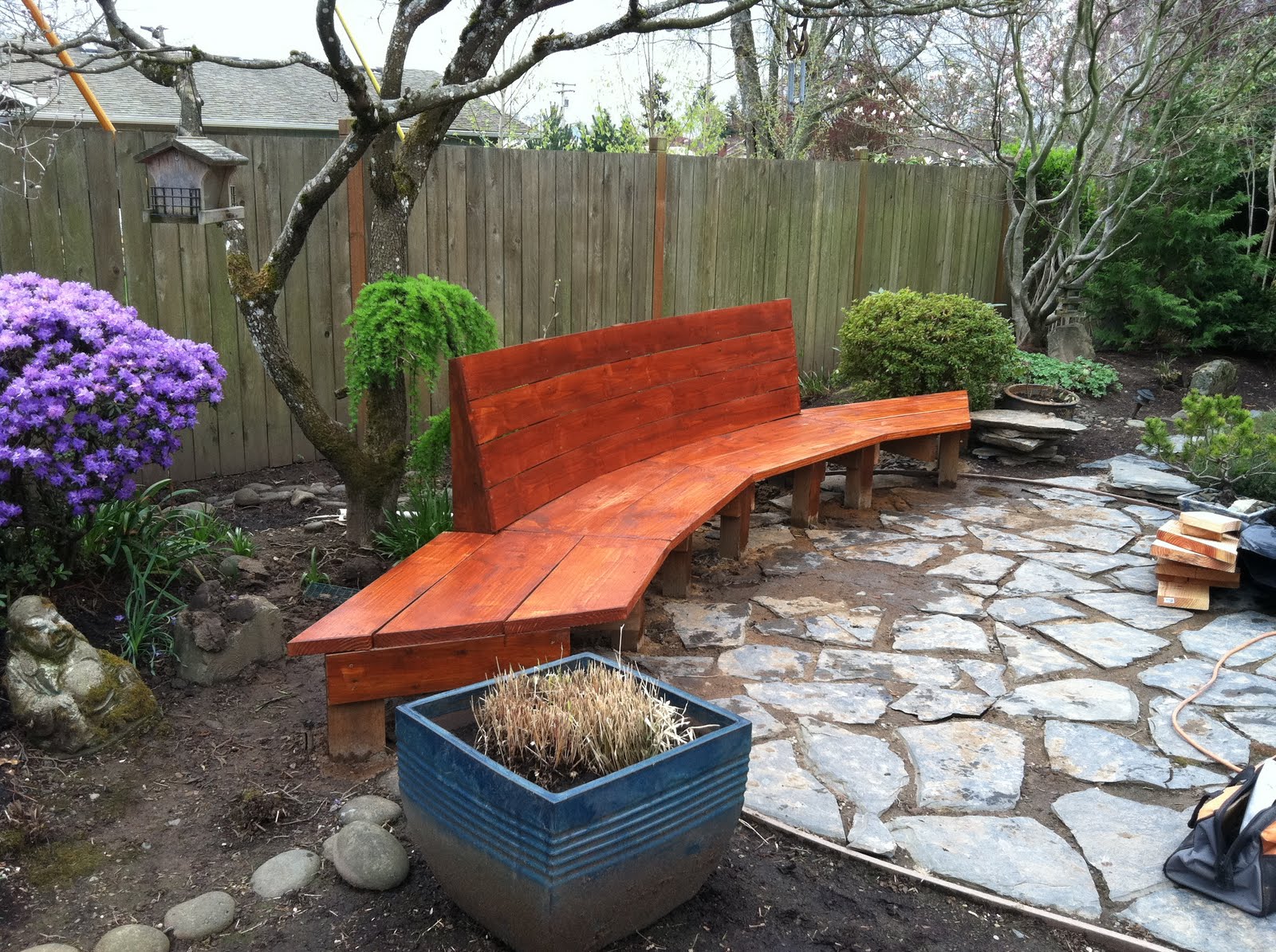 Consider It Done Construction: Fancy Backyard Bench