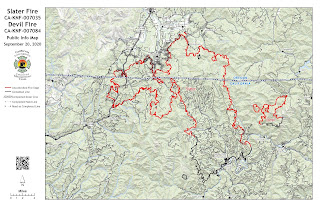 Southwest Oregon Wildfire Information Center: Slater and Devil Fires ...
