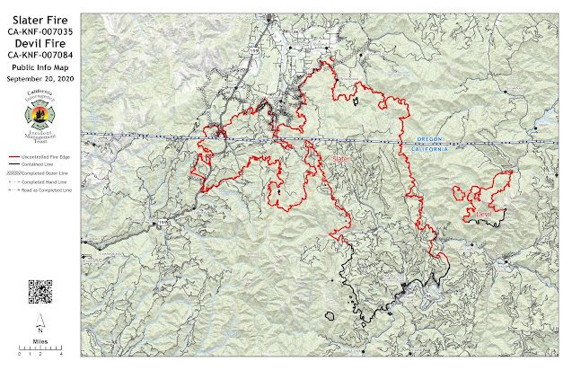 Southwest Oregon Wildfire Information Center: SLATER & DEVIL FIRE