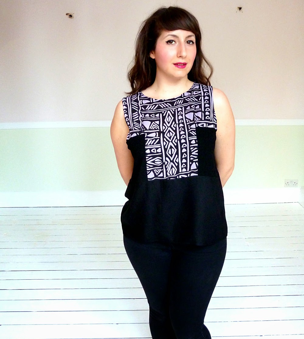 Two-Tone Singlet - A Stitching Odyssey