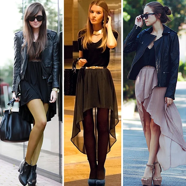How to wear asymmetrical dresses and skirts?