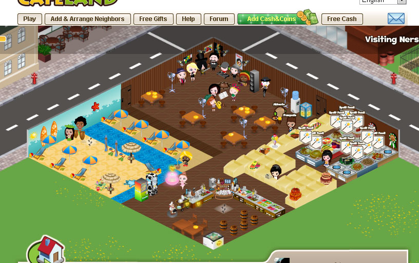 MELocotonyREGaliz: Restaurante de éxito en CafeLand