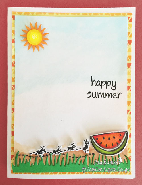 She's a Sassy Lady: Happy Summer Card