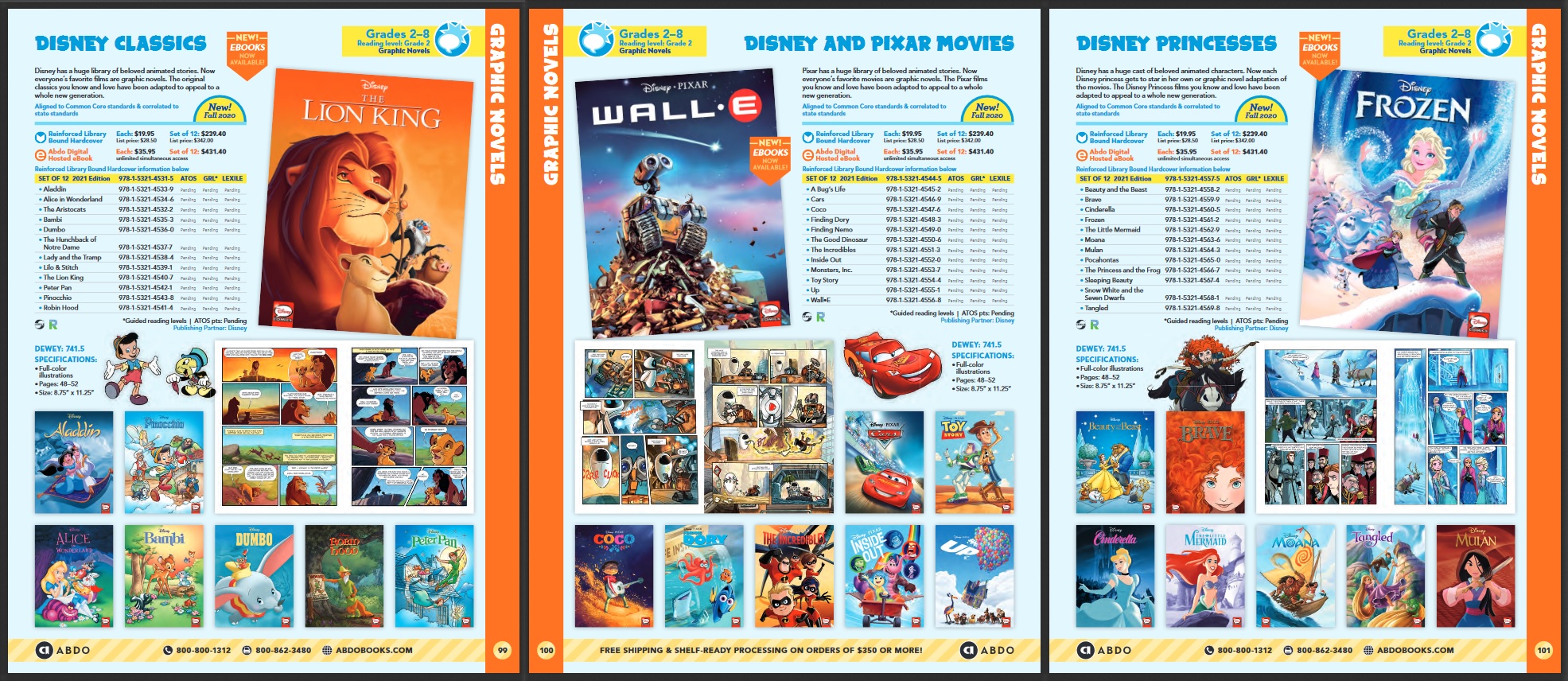 Disney Comics Randomness: Disney comics published by ABDO