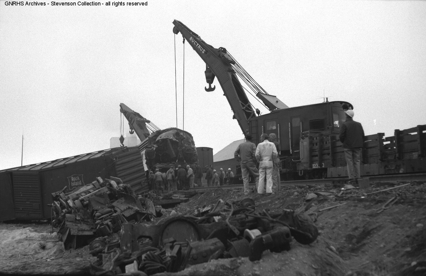 Big Bend Railroad History: 1963 Quincy Collision Photos 3