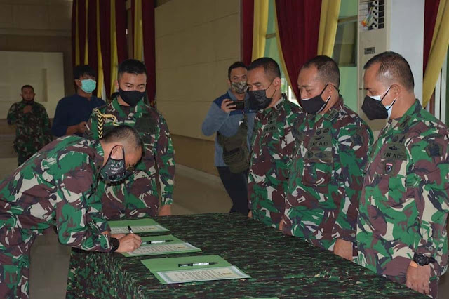 Pencanangan Zona Integritas di lingkungan Pusdikif - Pusdikif