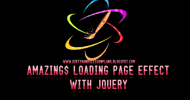 Amazing Loading Page Effect With jQuery