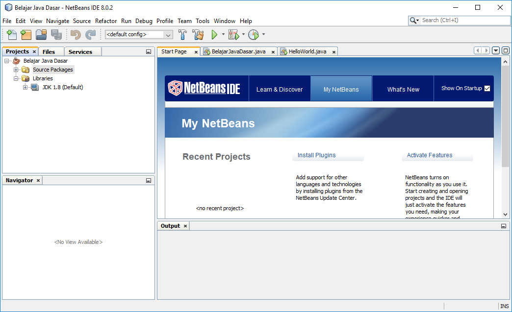 Java Programming 1 - Mengenal Java, JDK, JRE dan Netbeans ~ Open Networking