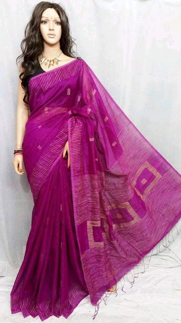 Silk cotton sarees with box design sarees