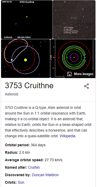 Viajes, cuentos e historietas: Muerto de miedo en Cruithne (¡cuento!)