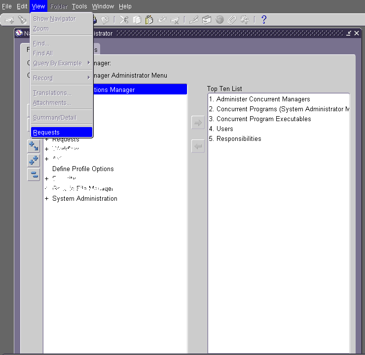 Run Oracle Concurrent Request From Back End