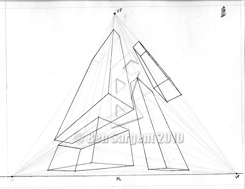 Ben Sargent's Art and Story Page: AIOnline: Perspective 101