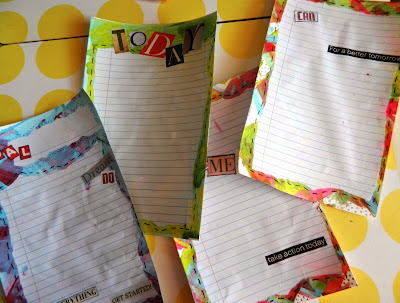 Upcycle-This: DIY Goal & Task List Pages