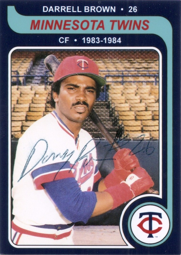 Minnesota Sports Autograph Project: DARRELL BROWN
