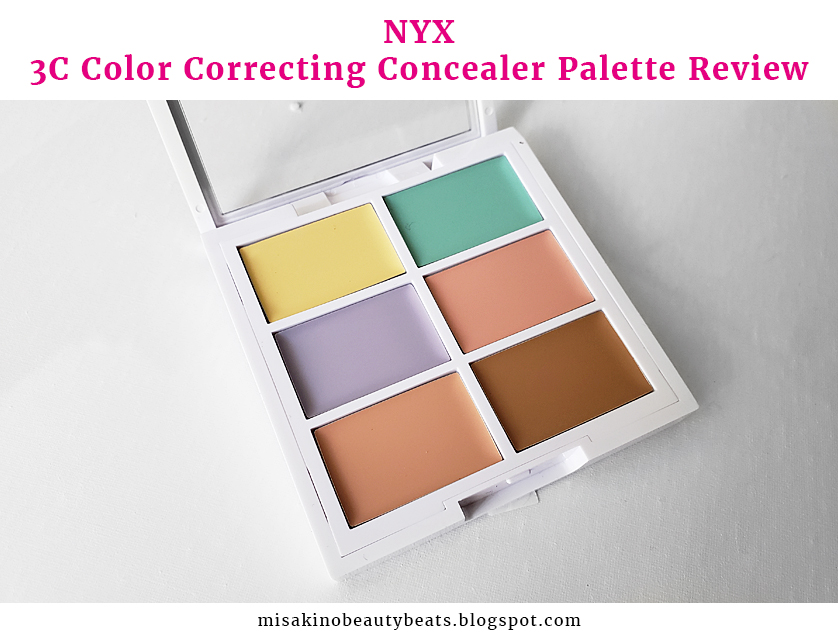 Review: NYX 3C Color Correcting Concealer Palette - MISAKINO
