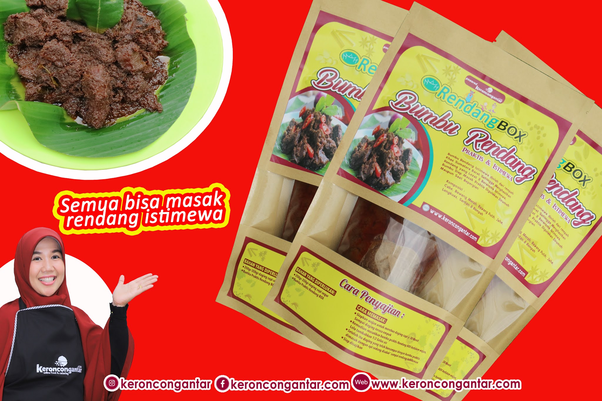 Bumbu Rendang Praktis: Kemasan Praktis untuk Penyimpanan dan Penggunaan ...