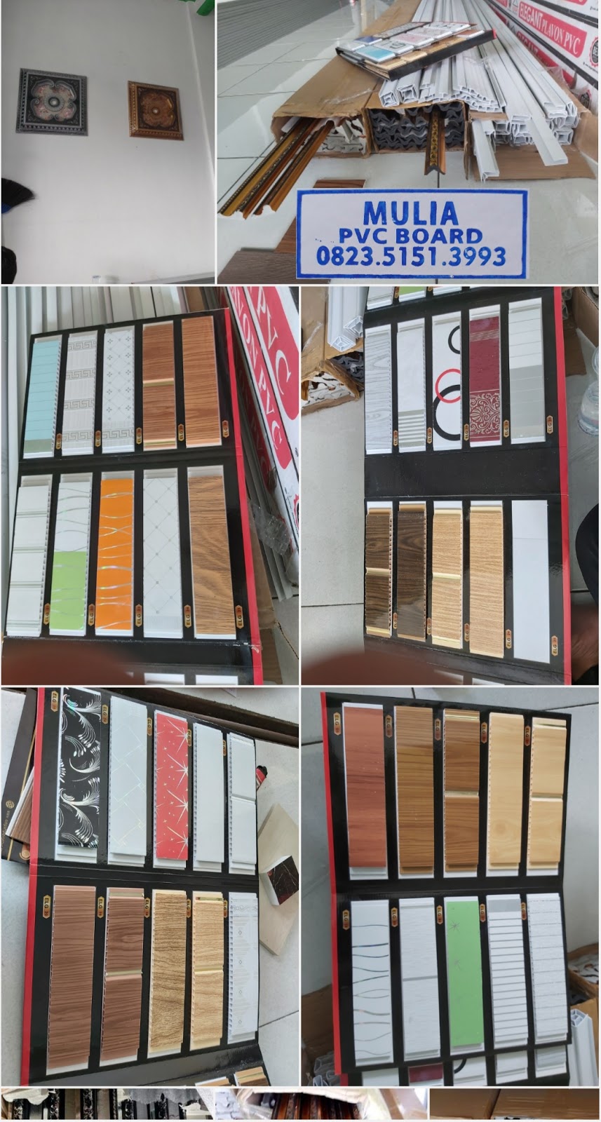 MULIA PAPAN PVC BOARD : JUAL PLAFON PVC
