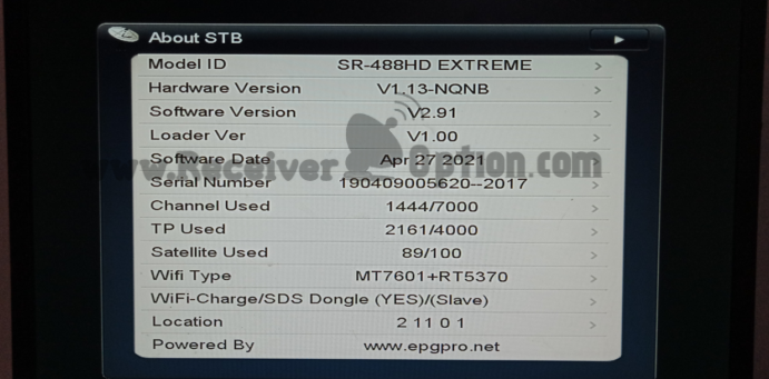 STARSAT MINI EXTREME SERIES HD RECEIVER NEW SOFTWARE V2.91 27 APRIL ...