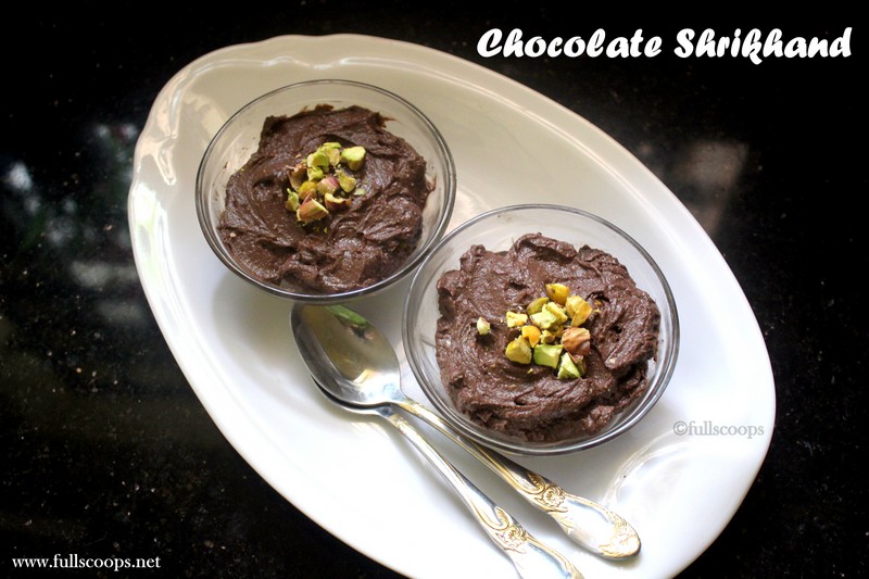 Chocolate Shrikhand ~ Full Scoops - A food blog with easy,simple ...