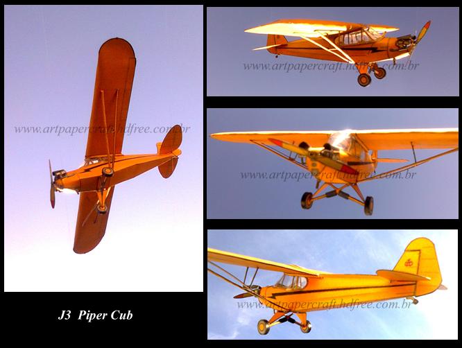 ArtPaperCraft: J3 Piper Cub