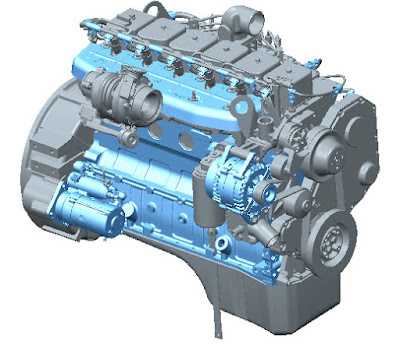 โมเดล 3D | diesel engine-001 เครื่องยนต์ดีเซล | Cad File 3D ดาวน์โหลด ...