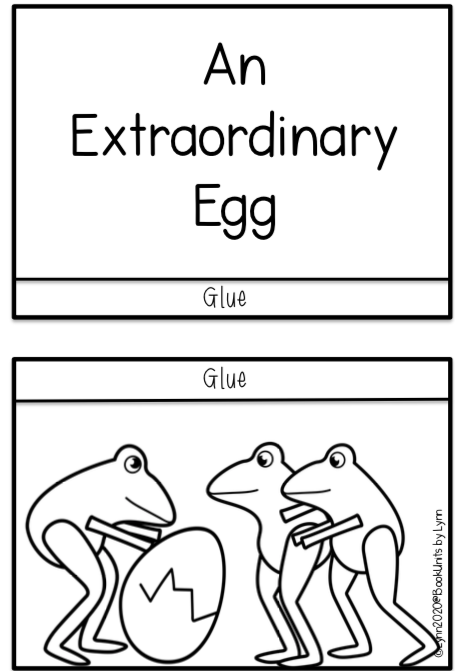 AN EXTRAORDINARY EGG SEQUENCING CRAFT ~ Book Units by Lynn