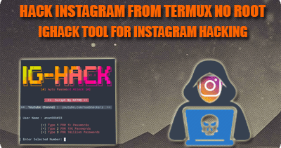 how to hack instagram from termux