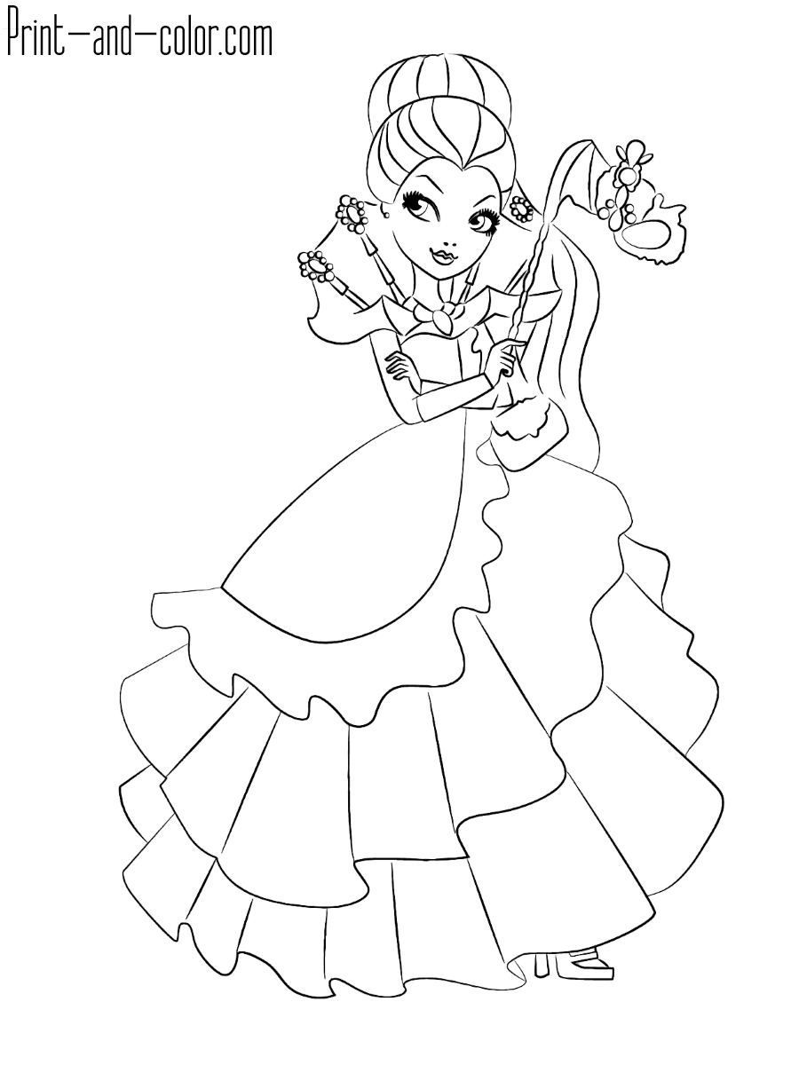 Ever After Coloring Pages - Fun Coloring