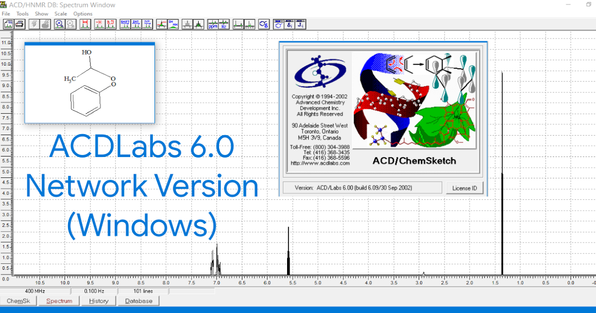 ACD Labs NMR Processor 6.0 Network edition para Windows - Science Magic: Blog para científicos ...
