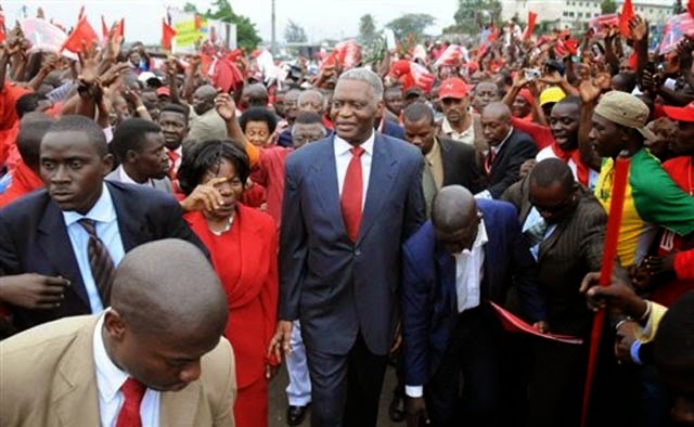 Jean Ndouanis: Le meeting de Port-genti l: L'Union du Peuple Gabonais ...