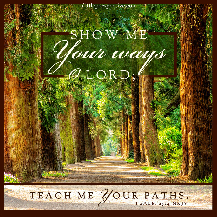 God Bless Us: Show me your ways Lord