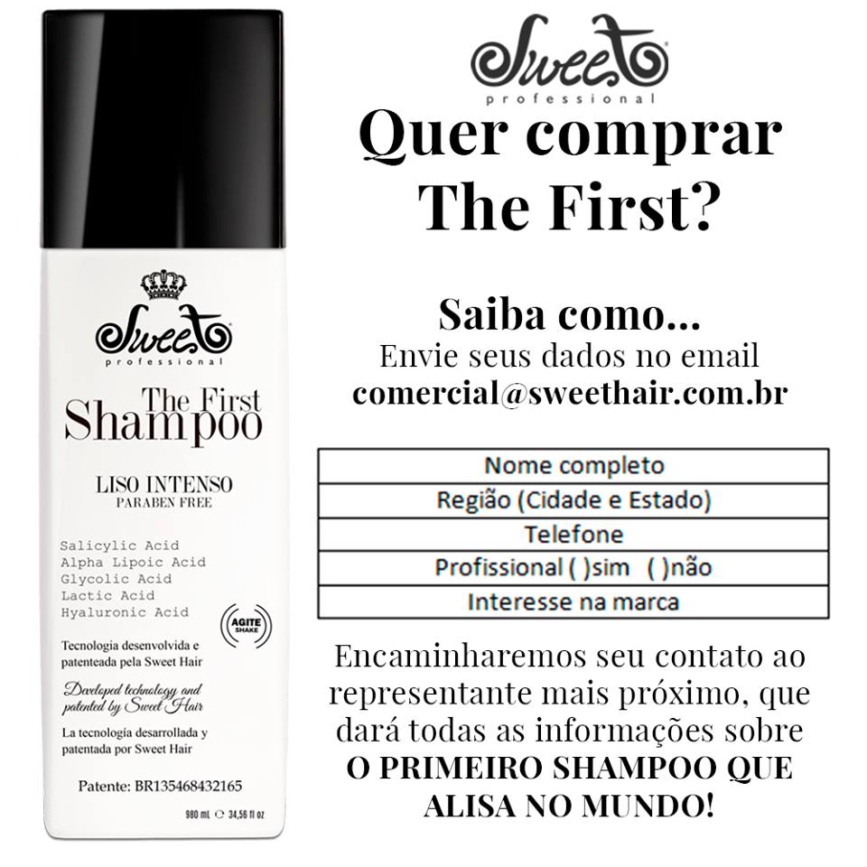 The First: O primeiro Shampoo que alisa no mundo! | Simples Bella