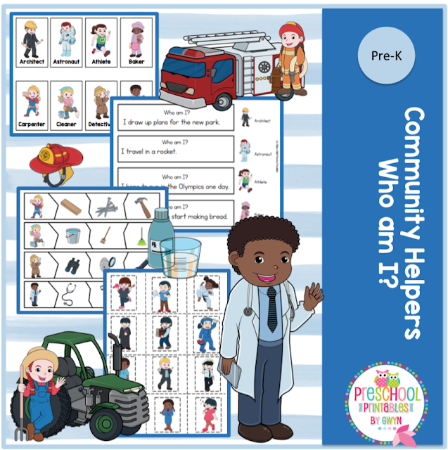 COMMUNITY HELPERS ~ Book Units by Lynn