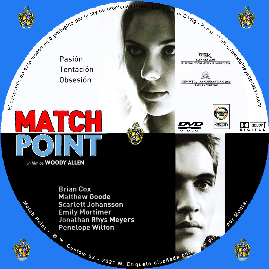 Caratulas y etiquetas: Match Point