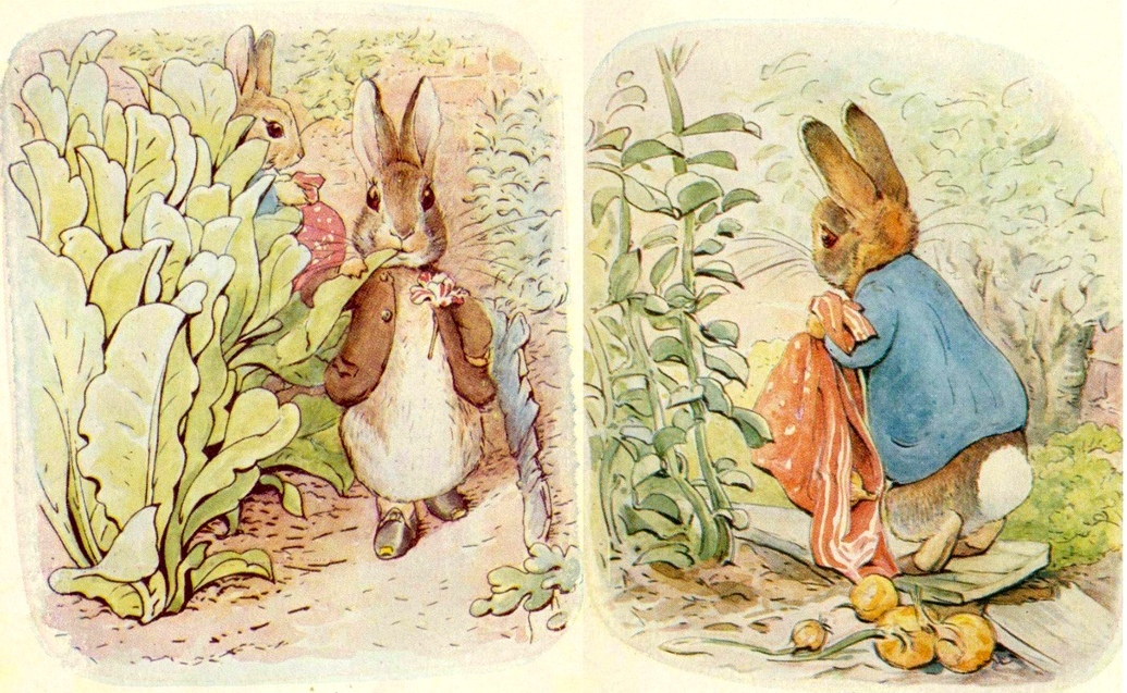 ARTE E ICONOGRAFÍA: PETER RABBIT Y BENJAMIN BUNNY