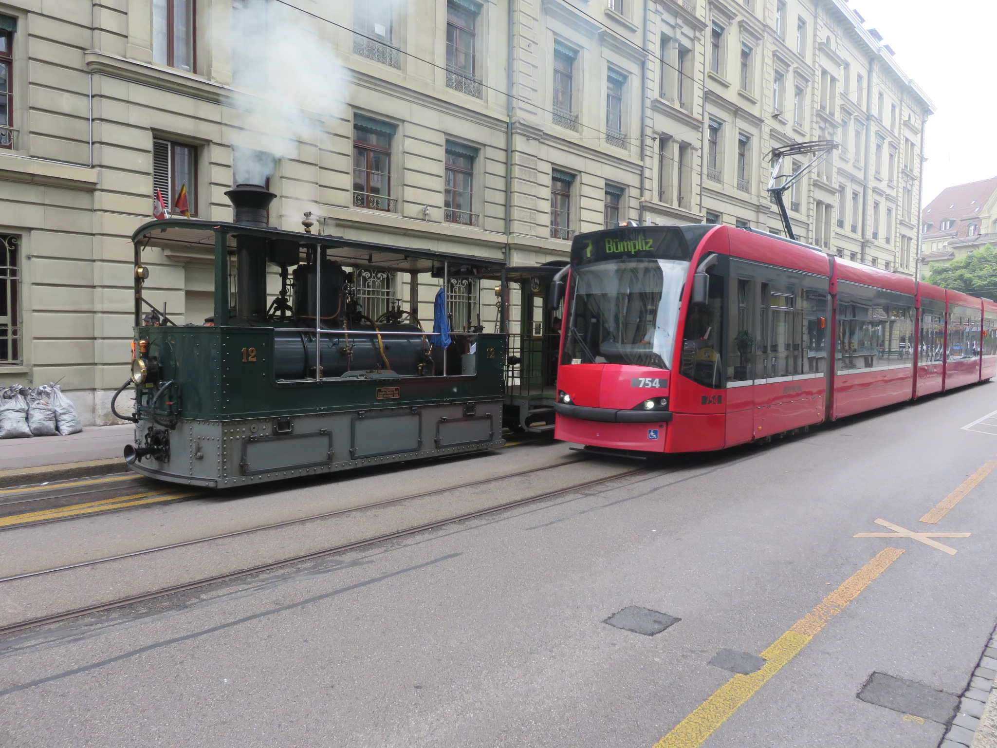 Virtual Railfan Tour of Switzerland - Sunday - Bern Steam Tram