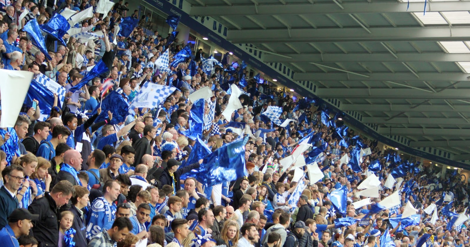 LCFC Champions - Fans In The Stands