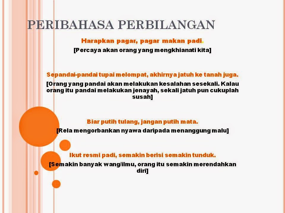 SJKC KUANG HWA: JOM KENALI PERIBAHASA