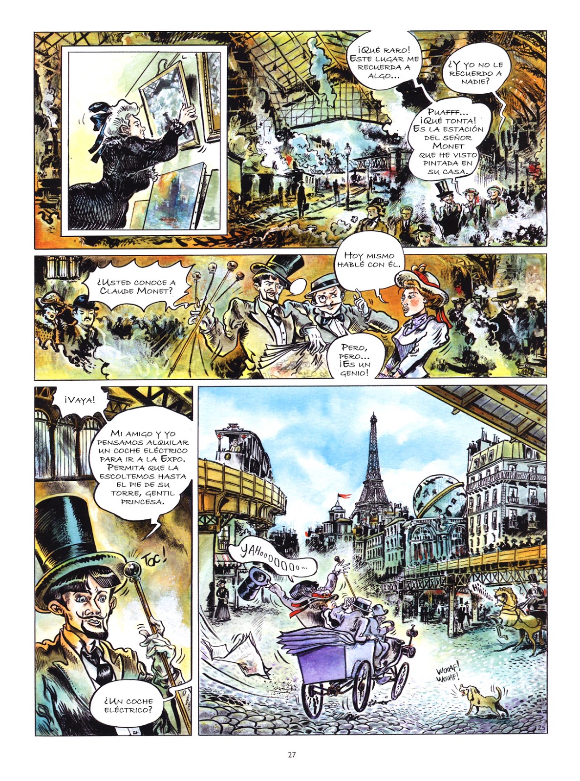 Los cómics de Machete: Los grandes pintores: Claude Monet