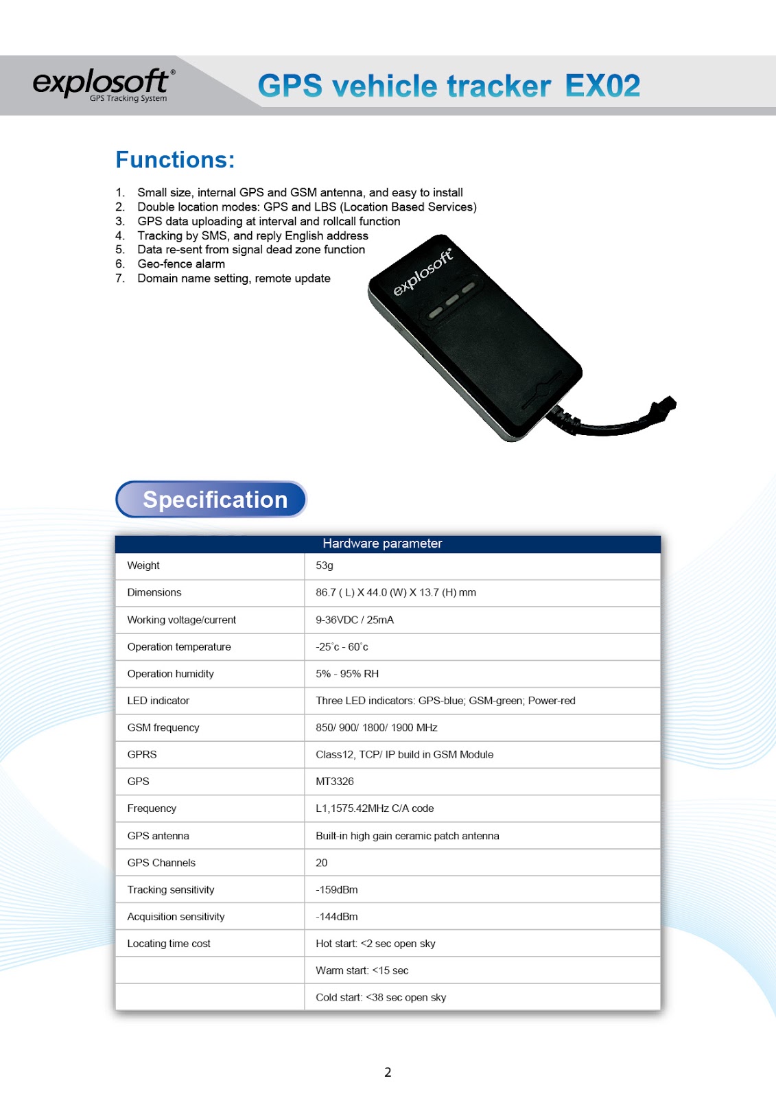 Explosoft GPS Tracking Vehicle System: GPS Tracker Models Products
