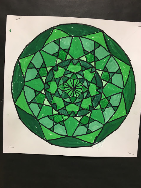 The Art Room At St.Elizabeth Parish School: 6th Grade:Monochromatic ...